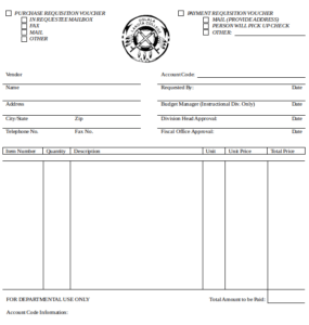 Purchase Return Voucher Template | Free Word & PDF Templates