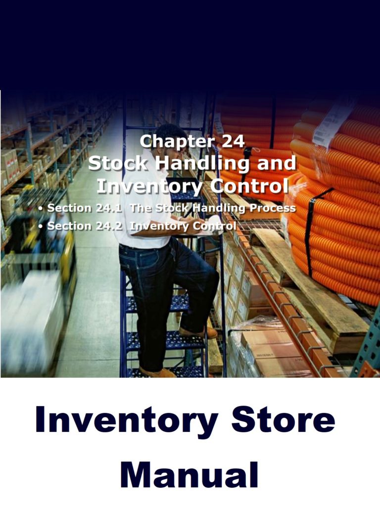 Inventory Management Manual Template | Free Word & PDF Templates