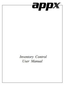 inventory control manual template | Free Word & PDF Templates