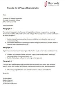 Financial Aid Appeal Letter Sample | Free Word & PDF Templates