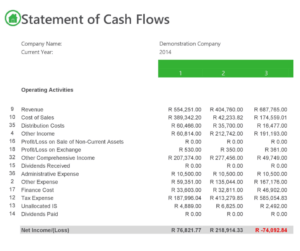 Statement of Cash Flow Template | Free Word & PDF Templates