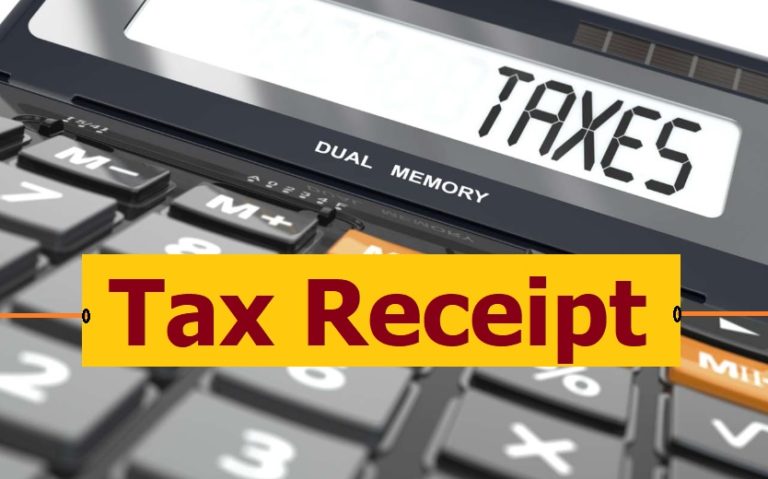 taxreceipttemplate | Free Word & PDF Templates