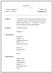 Sample College Student Resume | Free Word & PDF Templates