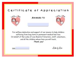 Printable Certificate of Appreciation Template | Free Word & PDF Templates
